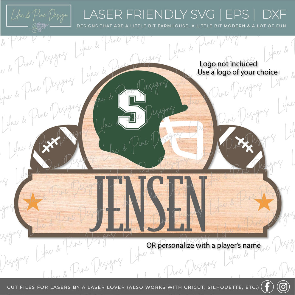 It's Game Time football sign SVG – Lilac and Pine Design